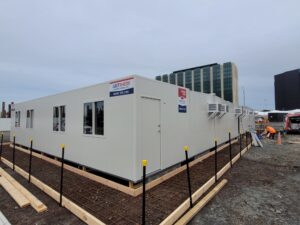 12m x 24m Site Office Installed for Construction Project